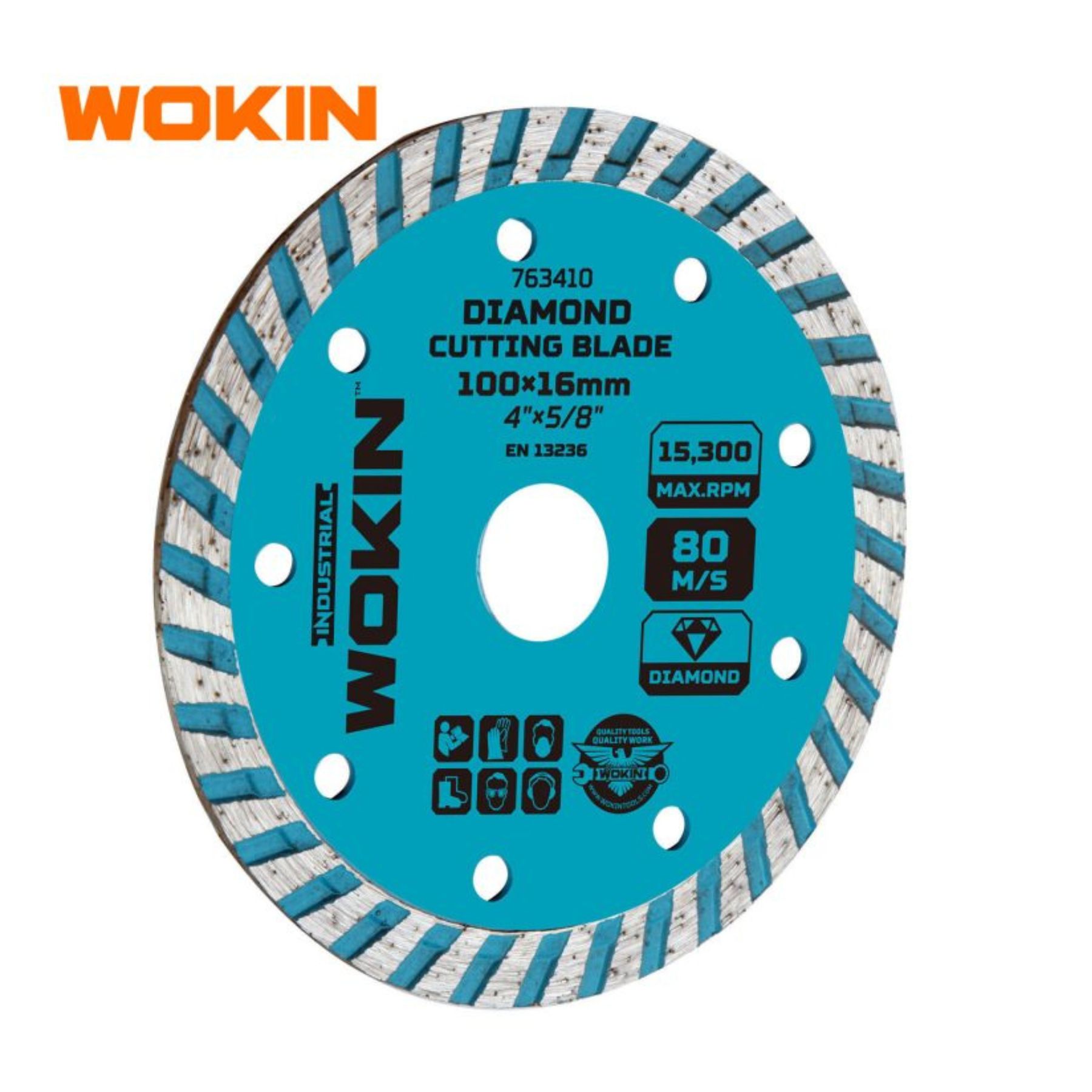TURBO DIAMOND DISC 115mm - WOKIN TOOLS